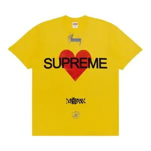 Supreme Announcing Tee - Yellow
