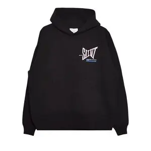 SAINT MXXXXXX Ribbon Saint Hoodie - Black