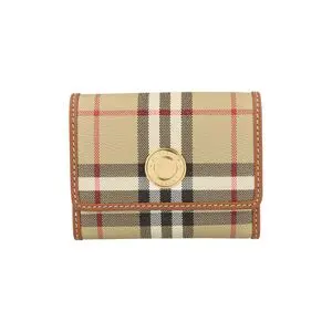 Burberry Lancaster Check Trifold Wallet 'archive Beige - Tan