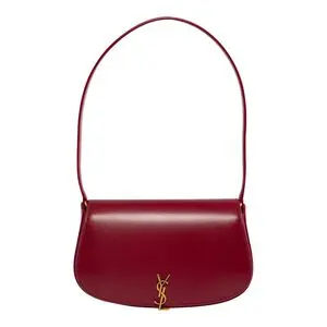 Saint Laurent Half-moon Shoulder Bag - Red