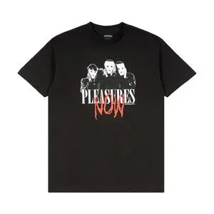 PLEASURES Masks Graphic T-shirt - Black