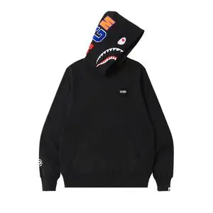 A BATHING APE Shark Emblem Pullover Hoodie