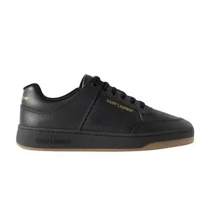 Saint Laurent Sl-61 Low Gum Perforated Sneakers - Black