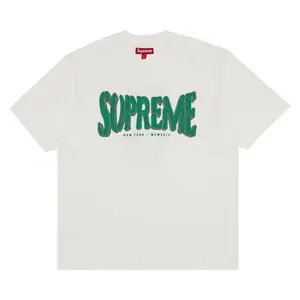 Supreme Flocked Washed Short-sleeve Top