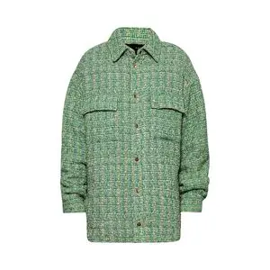 Amiri Boucle Padded Overshirt - Green
