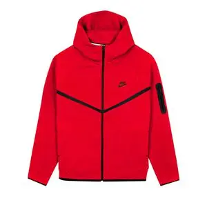Nike Tech Full-zip Windrunner Hoodie - Red