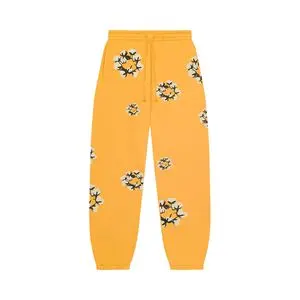 DENIM TEARS X Cpfm Cactus Tears Wreath Sweatpants - Yellow