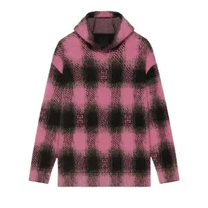 Givenchy 4g Check Hooded Sweater