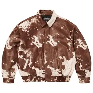 Supreme Ponyhair Varsity Jacket - Multicolor