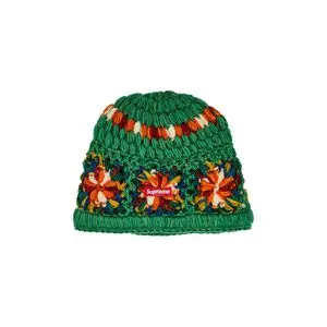 Supreme Crochet Beanie - Green