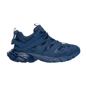 Balenciaga Track Sneaker With Clear Sole - Blue