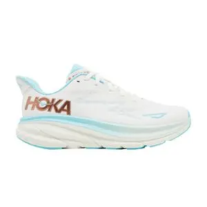 HOKA® Clifton 9 Wide Sneakers - White