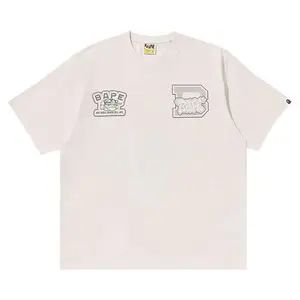 A BATHING APE Fake Puff Tee - Cream