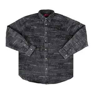 Supreme Dimensions Logo Denim Shirt