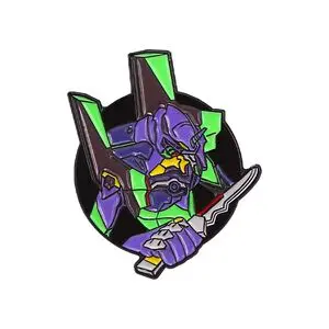 TV Neon Genesis Evangelion Eva Enamel Pin - Multicolor