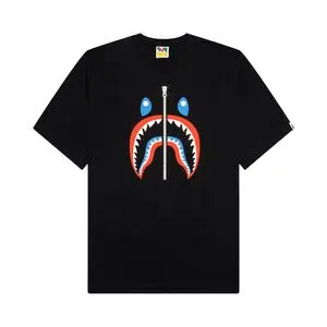 A BATHING APE Printed Tee - Black
