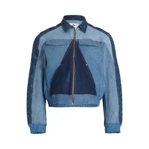 MARINE SERRE Regenerated Denim Jacket