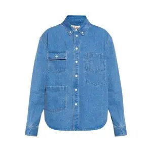 Marni Denim Overshirt With Pockets