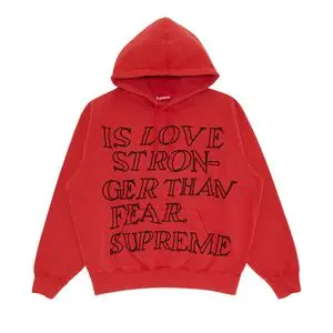 Women's Red Hooded Sweatshirts Hoodies