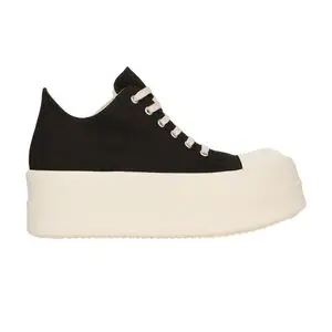 Rick Owens Double Bumper Low Sneakers - Black