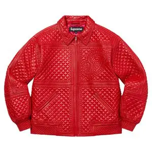 Supreme Studded Quilted Leather Jacket