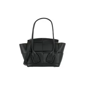 Bottega Veneta Arco 33 Mini Grainy Leather Top Handle Bag - Black