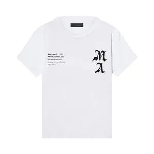 Amiri X Wes Lang Checker Skull T-shirt - White