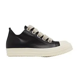 Rick Owens Porterville Jumbo Laced Low Top Sneakers - Black