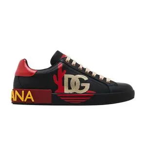 Dolce & Gabbana Portofino Low-top Sneakers - Black