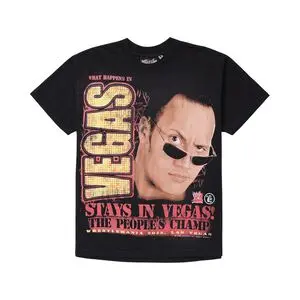 HELLSTAR X Wwe The Rock T-shirt
