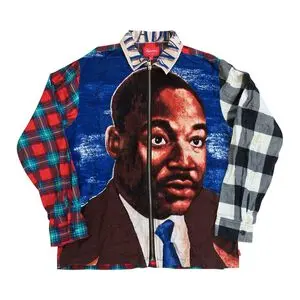 Supreme Mlk Zip Flannel Shirt