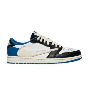 JORDAN Fragment Design X Travis Scott X 1 Retro Low Sample - Blue