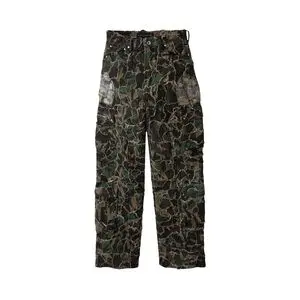 WHO DECIDES WAR Washed Camo Cargo Pants