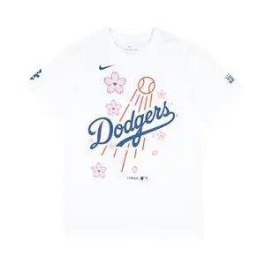 Nike X Takashi Murakami X Mlb World Tour Tokyo Series 2025 Dodgers Short-sleeve Tee - White