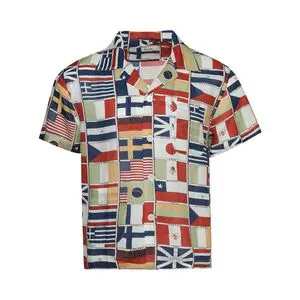 BODE International Flags Short-sleeve Shirt