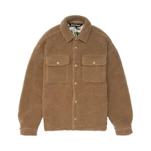 Palm Angels Bear In Mind Overshirt 'camel - Tan
