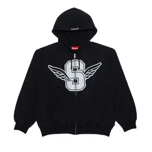 Supreme Wings Zip Up Hooded Sweatshirt