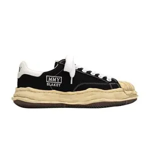 Mihara Yasuhiro Blakey Og Dyed Sole Canvas Low - Black