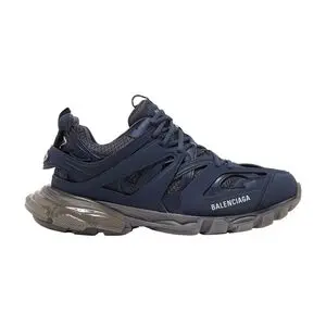 Balenciaga Track Sneaker With Clear Sole - Grey