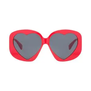 Moschino Heart Lens Sunglasses - Red