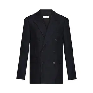 Dries Van Noten Slim Fit Double Breasted Blazer