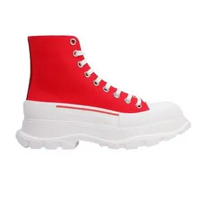 Alexander McQueen Tread Slick Boots - Red
