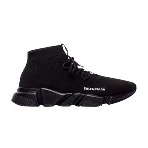 Balenciaga Speed Lace Up Trainer - Black