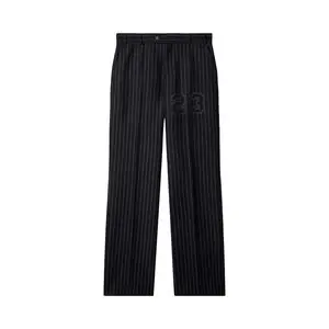 Off-White 23 Print Pinstriped Trousers