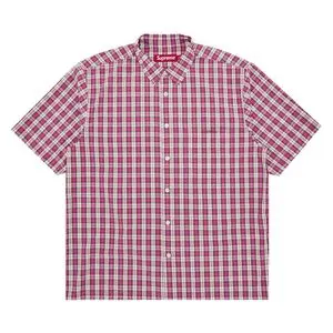Supreme Mini Plaid Shirt - Pink