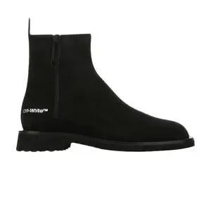 Off-white Ankle Boots For Men
