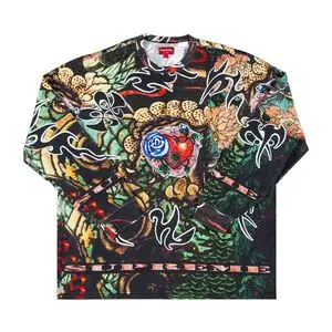 Supreme Sacred Heart Waffle Long-sleeve Top