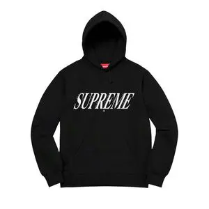 Women's Supreme Black Sweatshirts Hoodies