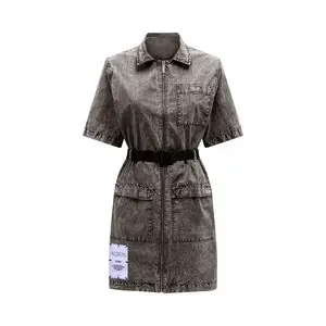 Alexander McQueen Buckle Shirt Dress