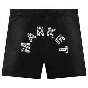 MARKET Starry Arc Fleece Short - Black